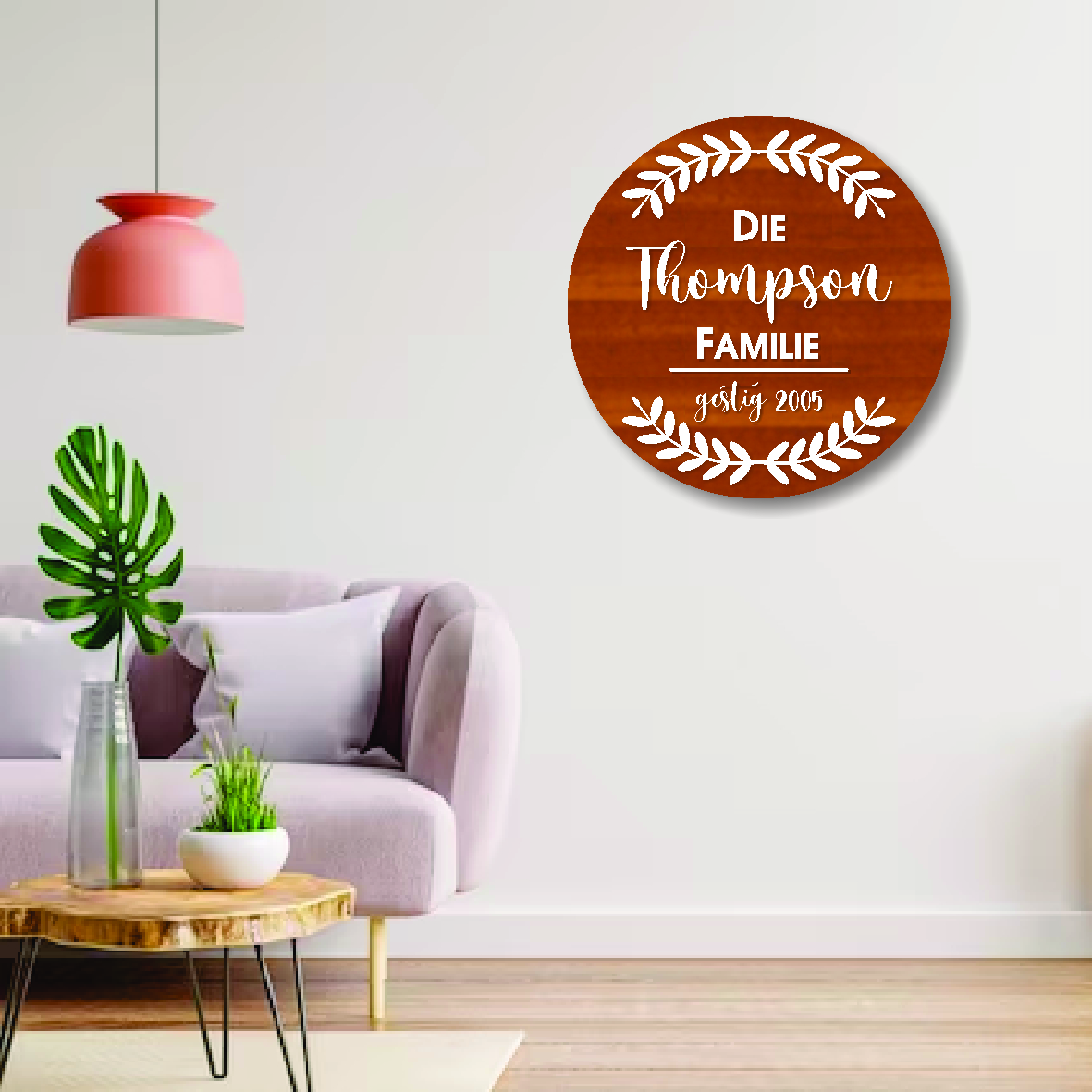Family Name Décor - Design 2 - Laserique