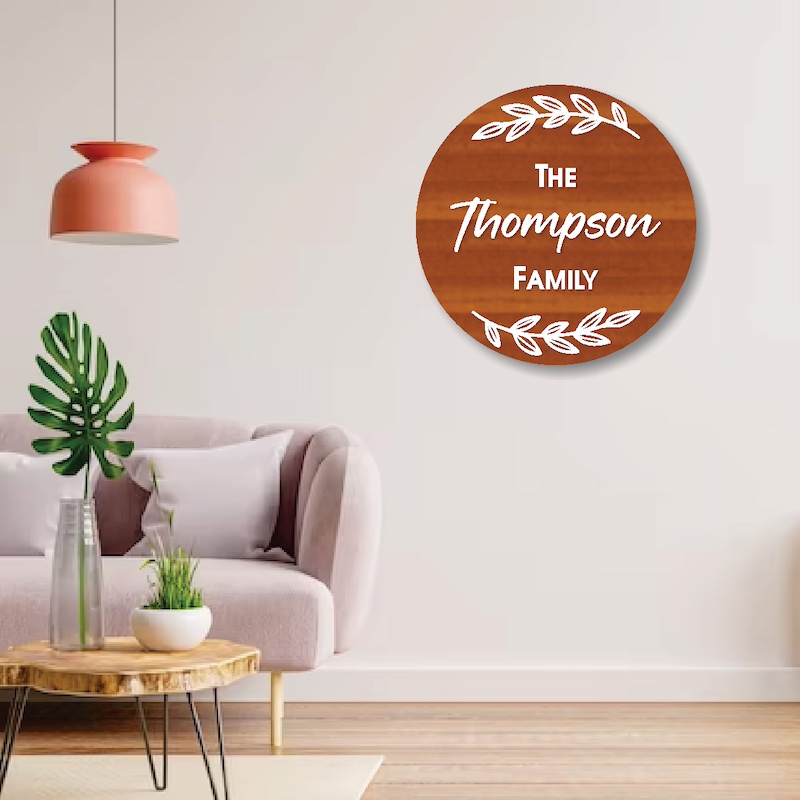 Family Name Décor - Design 4 - Laserique