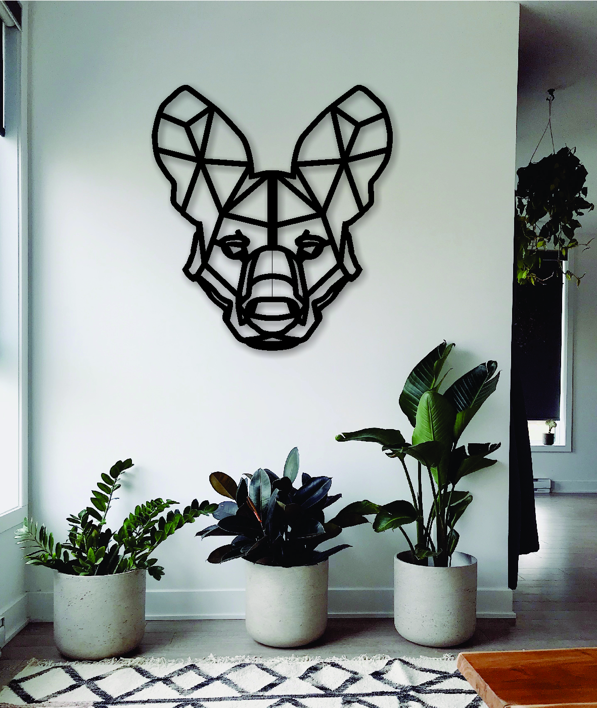 Hyena Geometric Décor - Laserique